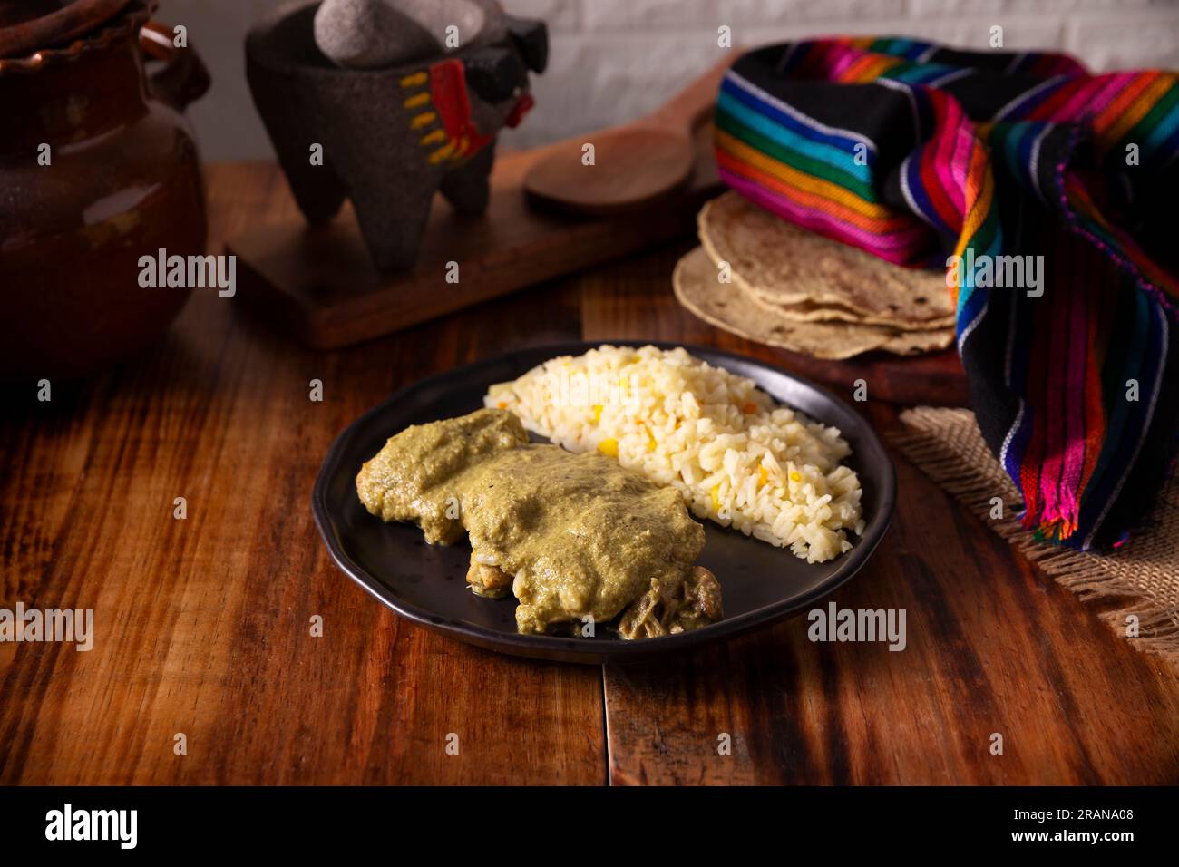 Comida Mexicana Mole Verde