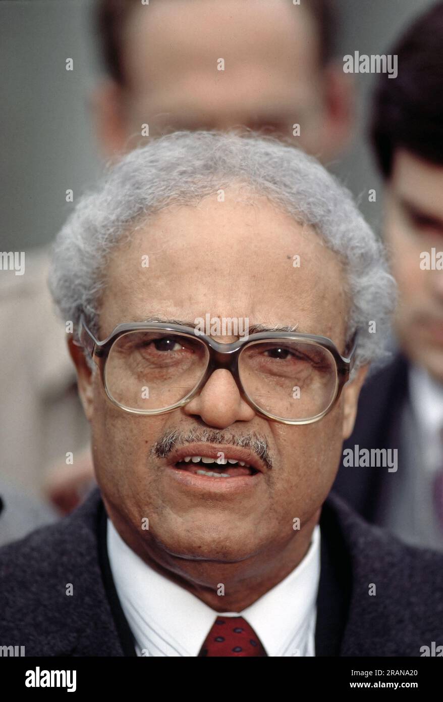 WASHINGTON DC - JANUARY 9, 1990 Benjamin Hooks the Executive Director ...