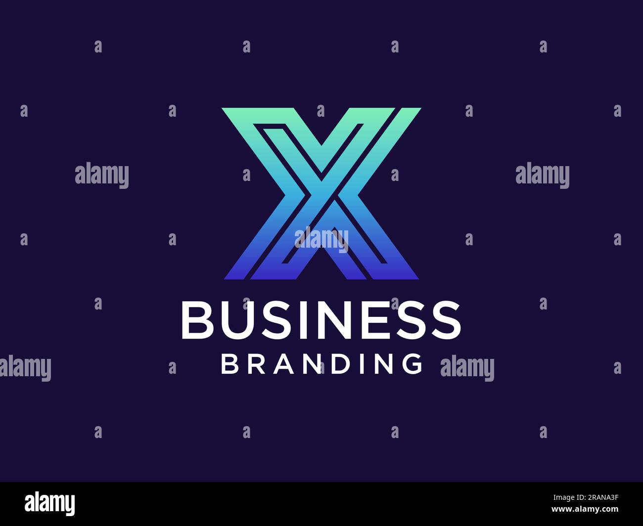 Abstract Initial Letter X Logo. Geometric Arrow Origami Style. Usable ...