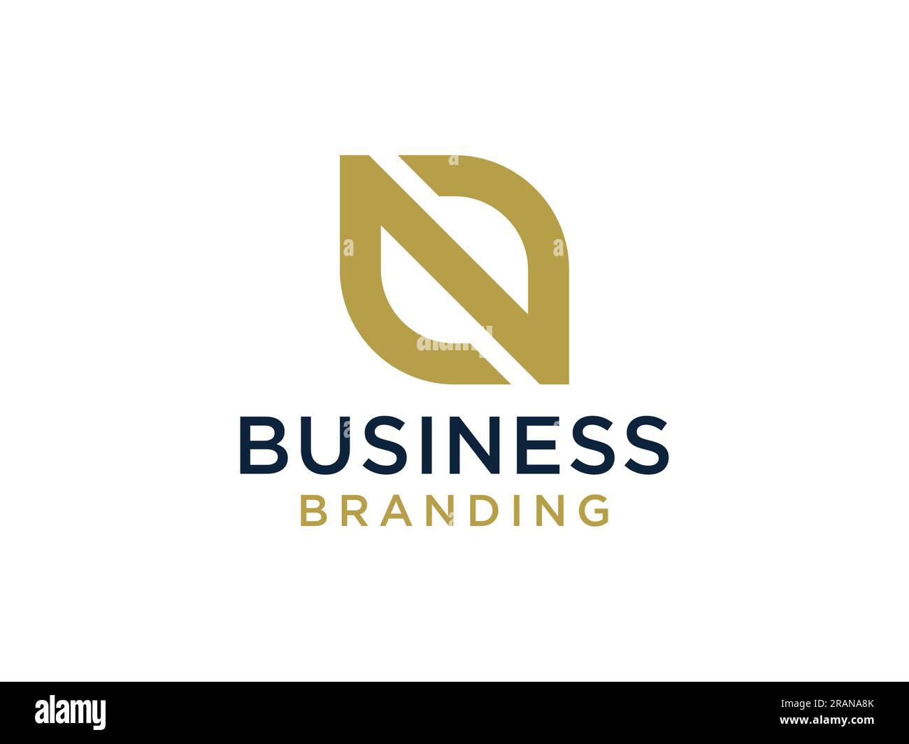 Abstract Initial letter N Logo Gold Square Line. Flat Vector Logo Design Template Element Stock ...