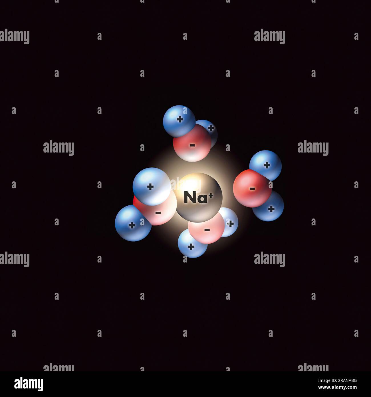 Sodium ion, illustration Stock Photo - Alamy