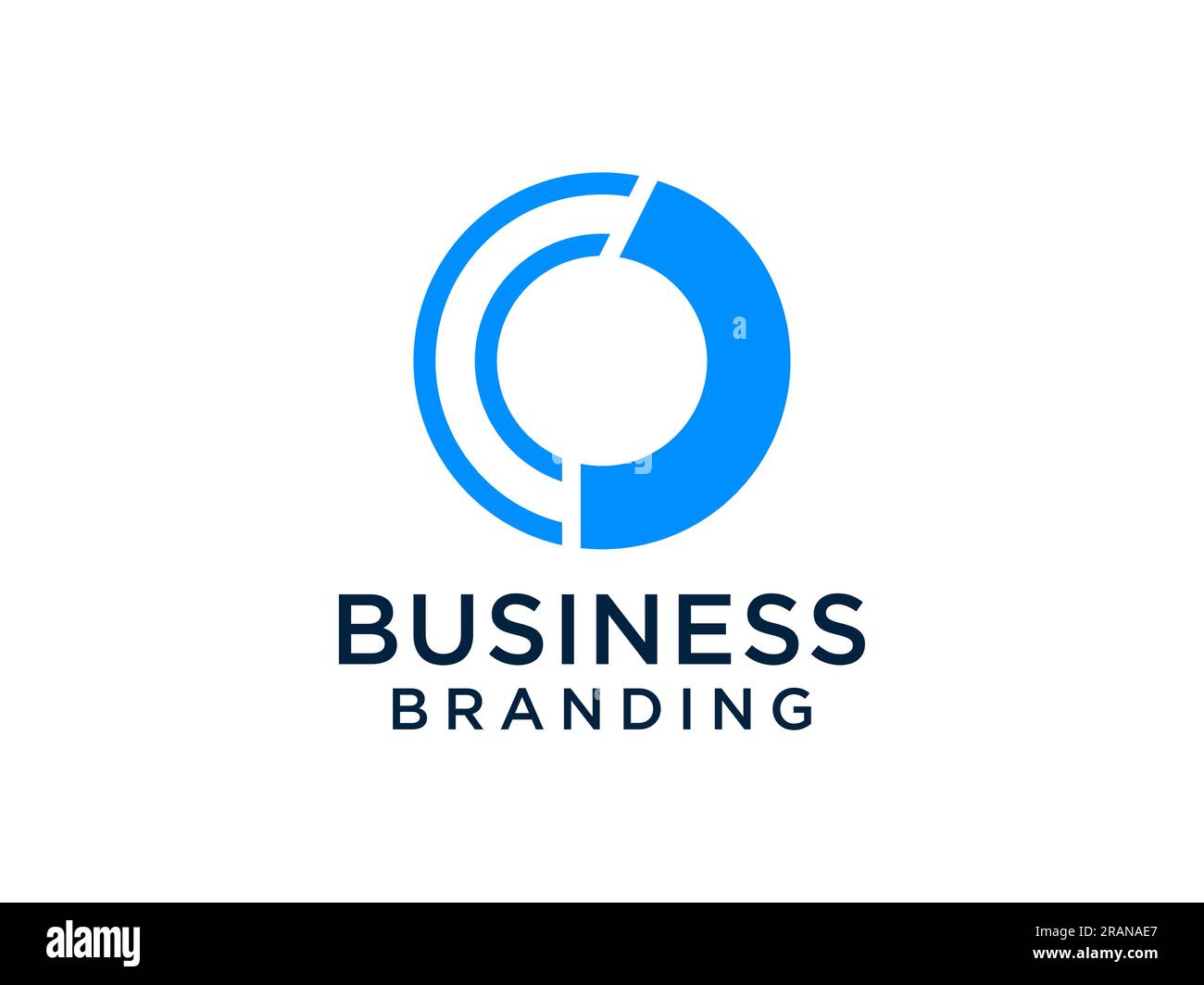 Abstract Initial Letter J Logo. Blue Cut Style isolated on White ...
