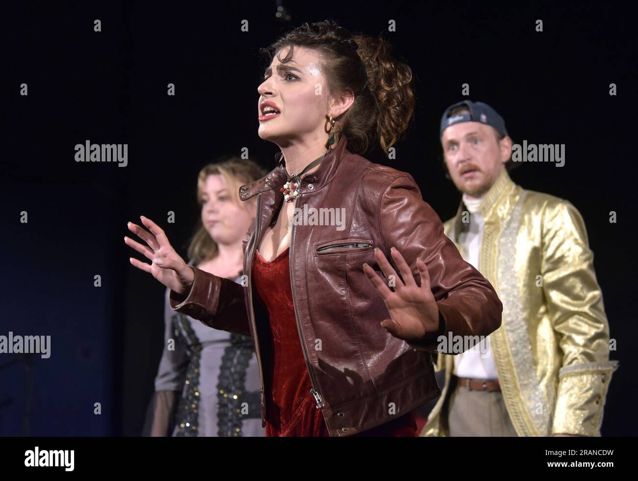 Non Exclusive: VINNYTSIA, UKRAINE - JULY 04, 2023 - Actors are pictured ...