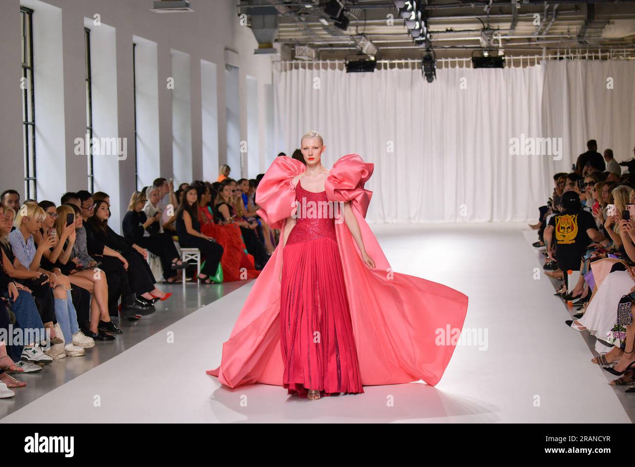 Paris, France. 04th July, 2023. A model walks the runway at the Rami Al ...