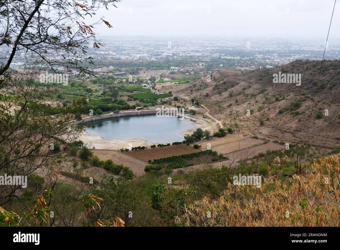 Scenic view of Mastani Talav or Lake, the lake was for Peshwa Bajirao ...