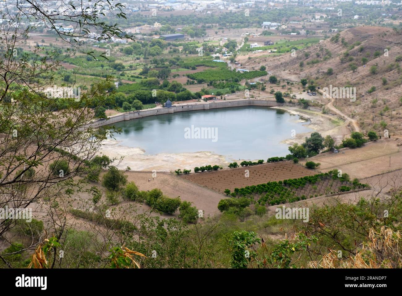 Scenic view of Mastani Talav or Lake, the lake was for Peshwa Bajirao ...