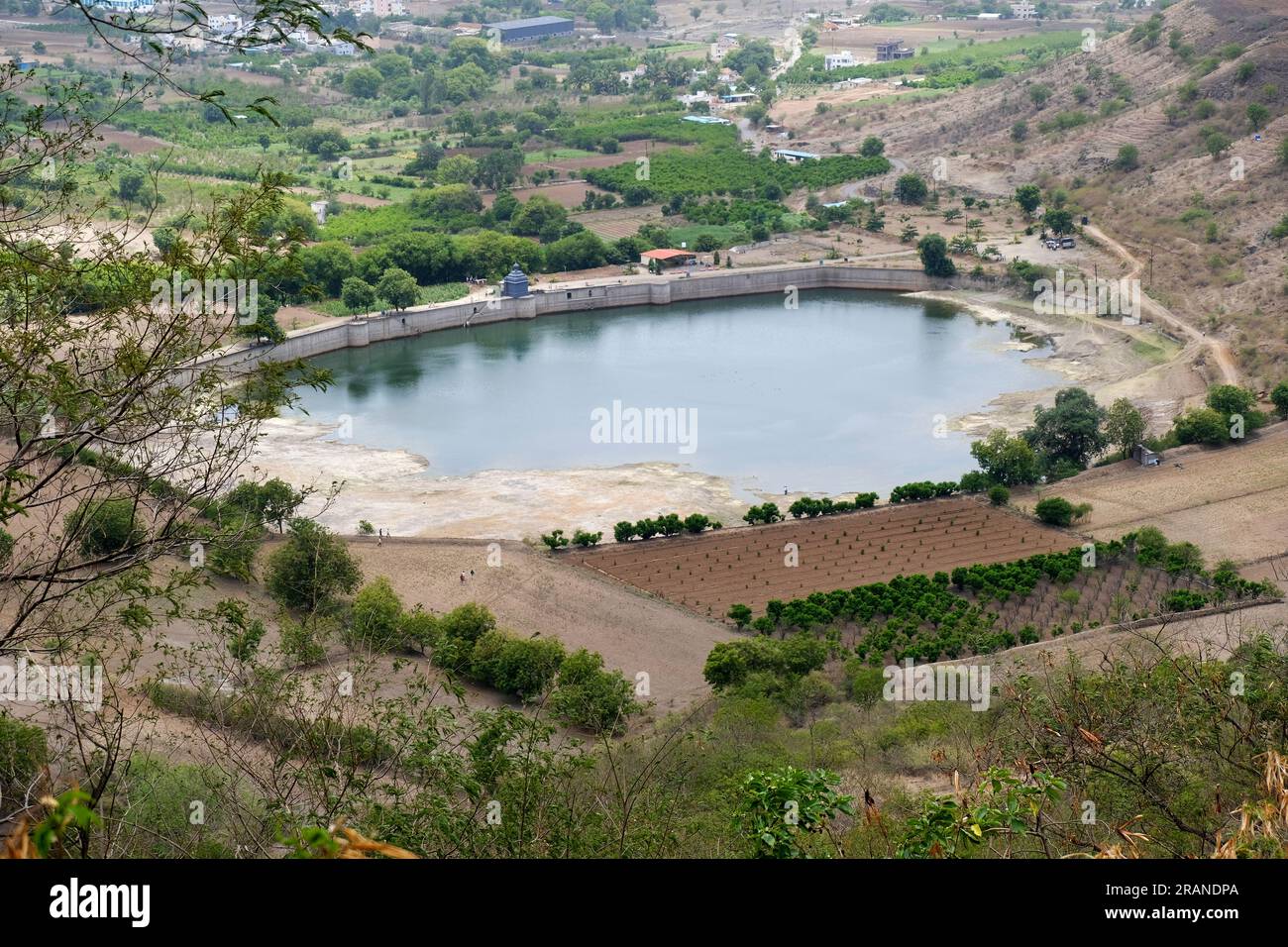 Scenic view of Mastani Talav or Lake, the lake was for Peshwa Bajirao ...