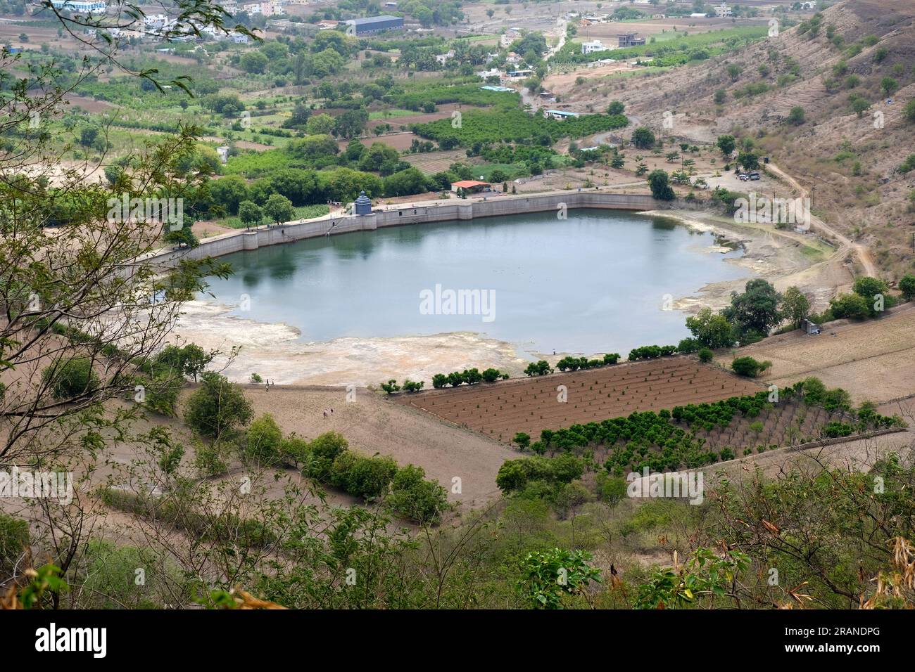 Scenic view of Mastani Talav or Lake, the lake was for Peshwa Bajirao ...