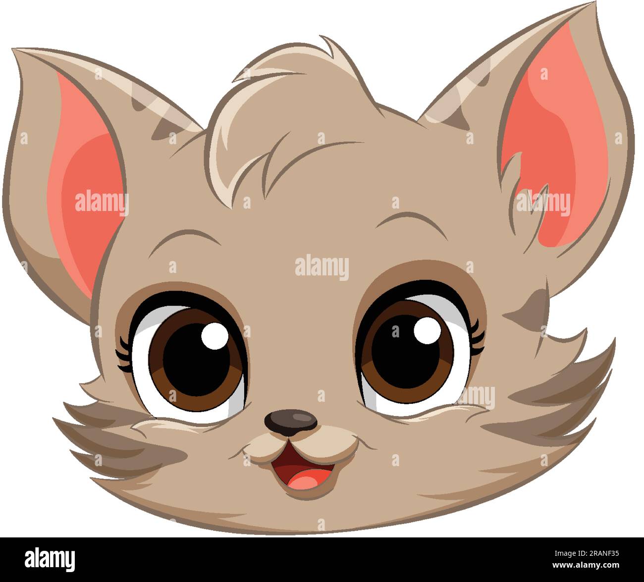 Adorable Cat Cartoon Character illustration Stock Vector Image & Art ...