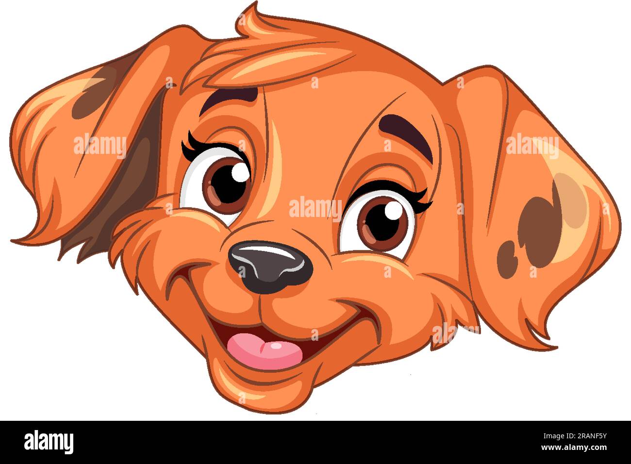 Cute Dog Cartoon Character illustration Stock Vector Image & Art - Alamy