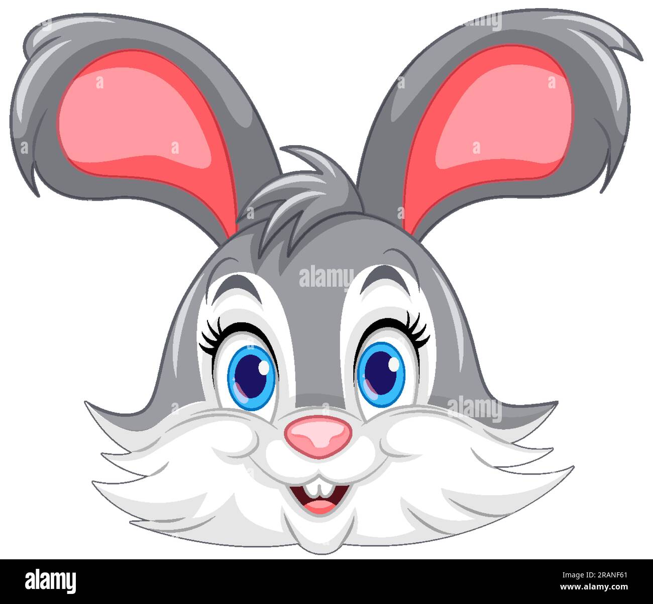 Cute Rabbit Cartoon Character Vector illustration Stock Vector Image ...