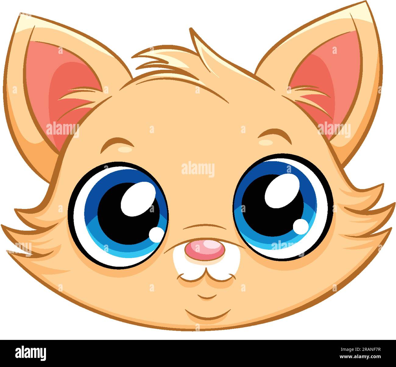 Little Cute Cat Cartoon Character illustration Stock Vector Image & Art ...