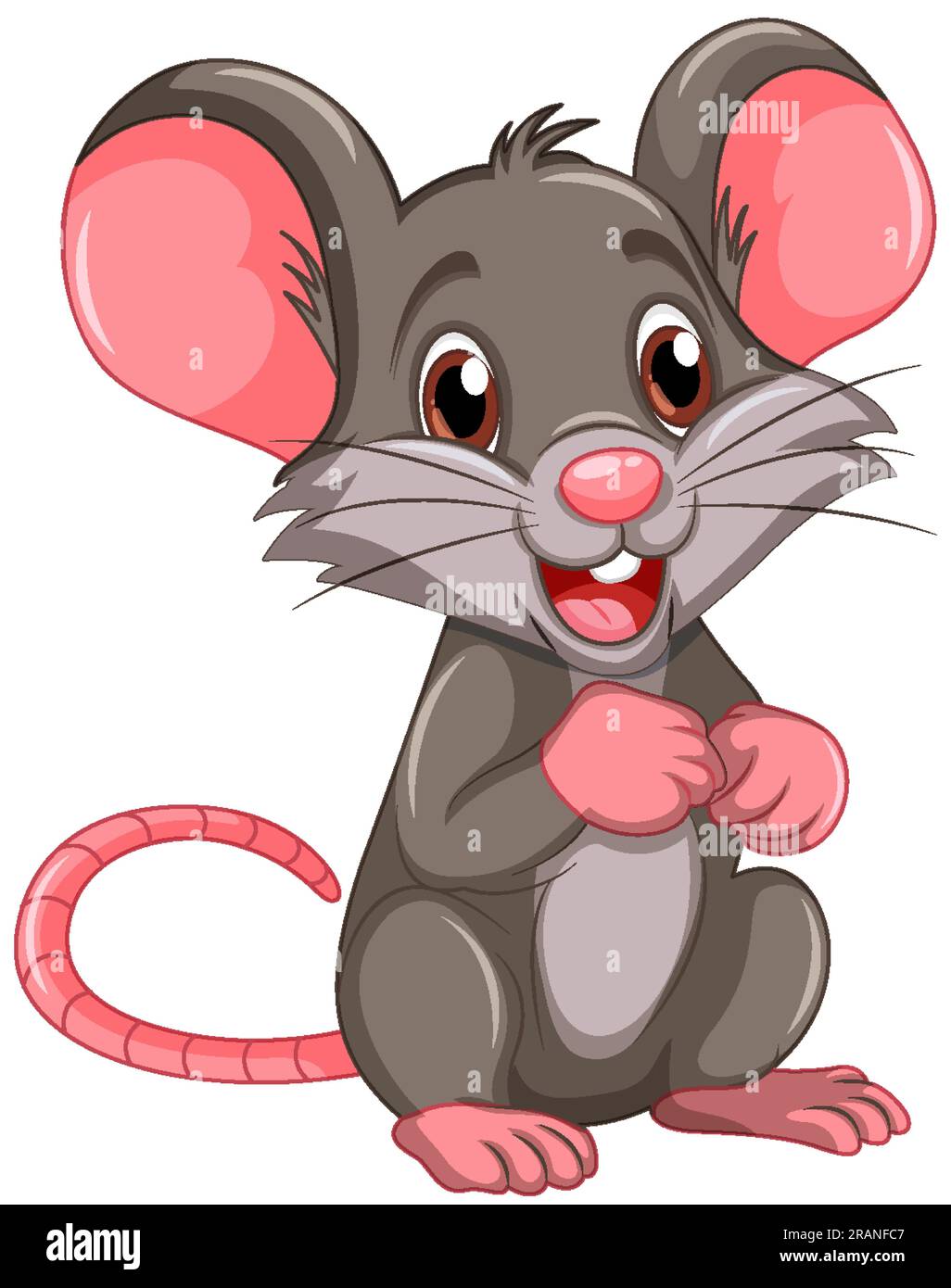 Cute mouse cartoon character illustration Stock Vector Image & Art - Alamy