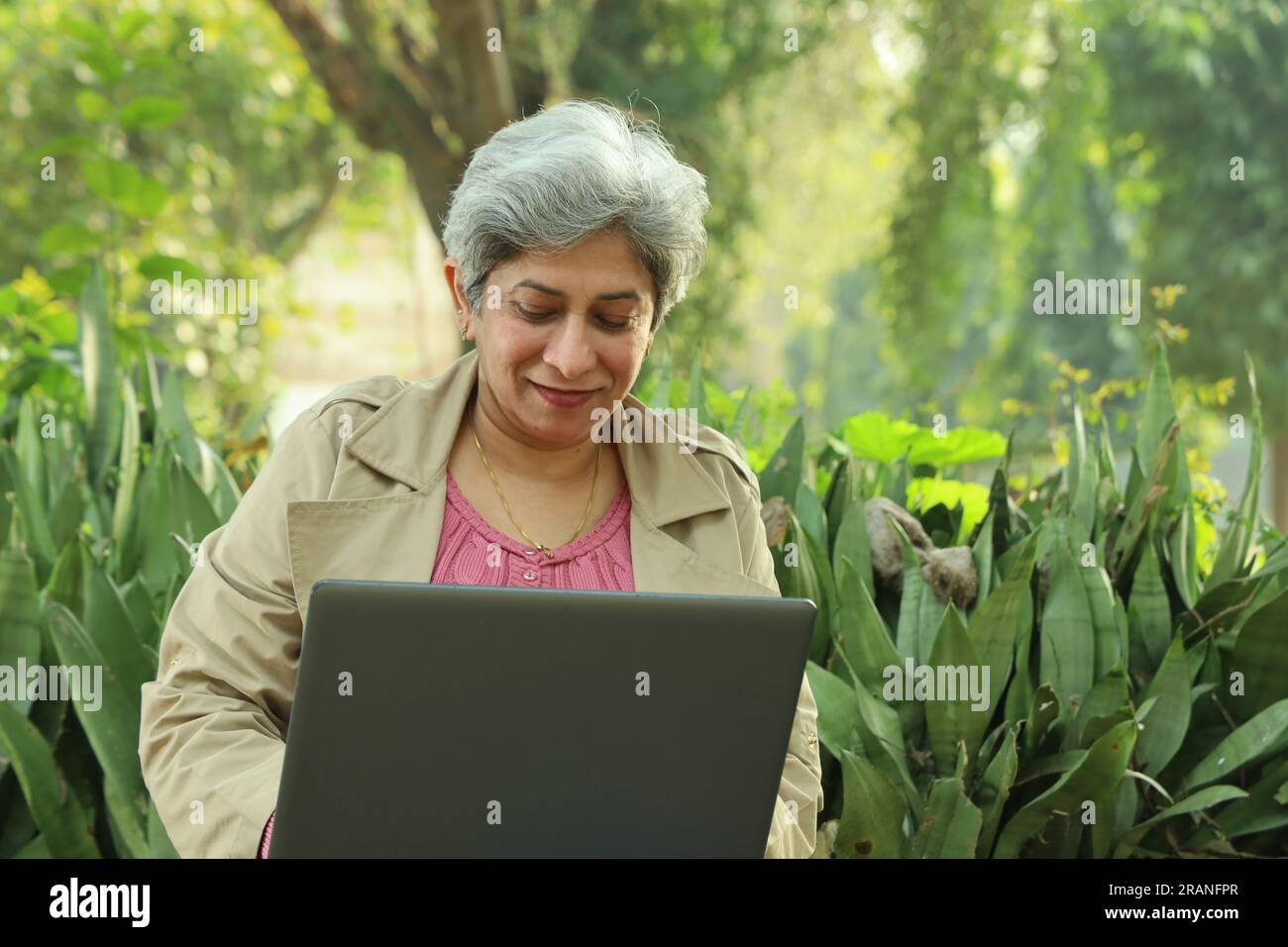Beautiful woman working home on hi-res stock photography and images - Alamy