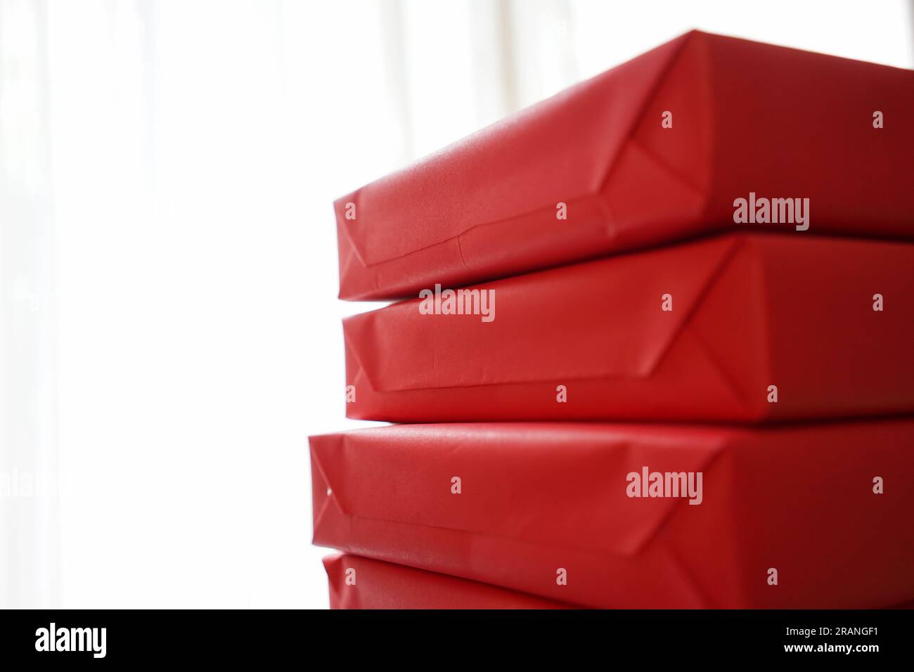 Closeup shot gift boxes hi-res stock photography and images - Alamy