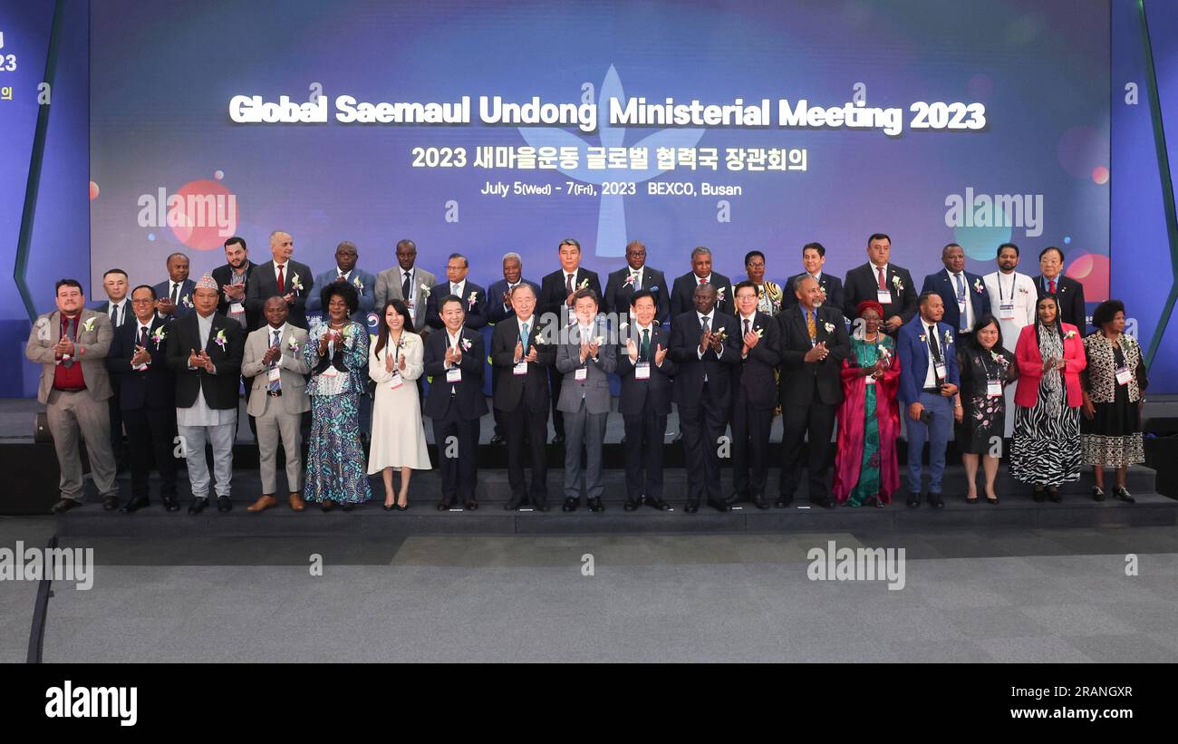 05th July, 2023. Saemaeul Undong ministerial meeting Participants from ...