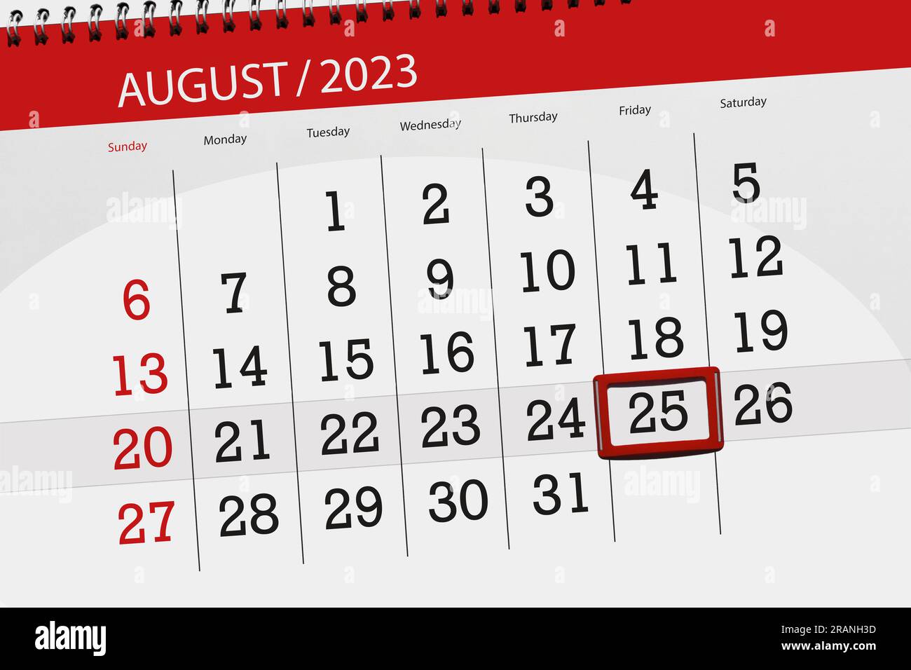 Calendar 2023, deadline, day, month, page, organizer, date, August ...