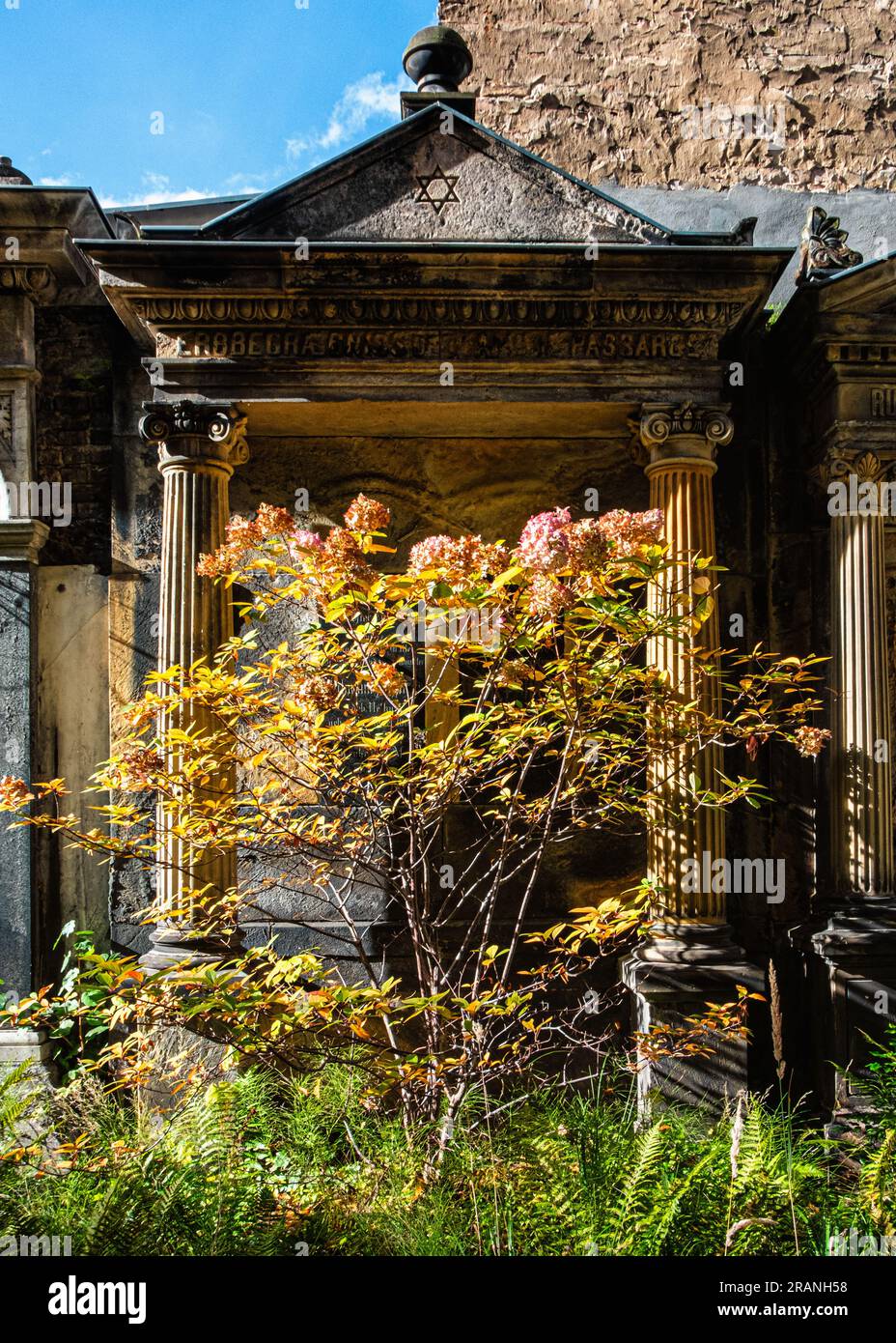 Grave in Jewish Cemetery, Herbert Baum Strasse,Weissensee,Pankow,Berlin ...