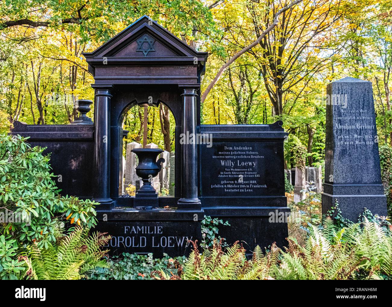 Family Loewy Tomb in Weissensee Jewish Cemetery, Herbert Baum Strasse ...