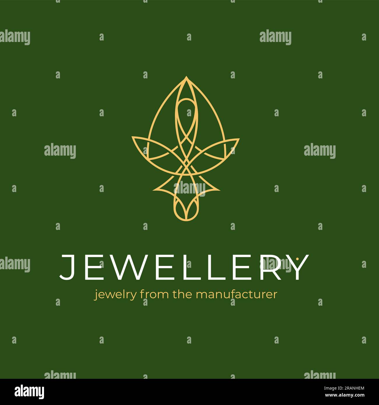 Abstract logo for a jewelry store. Vector illustration Stock Vector ...