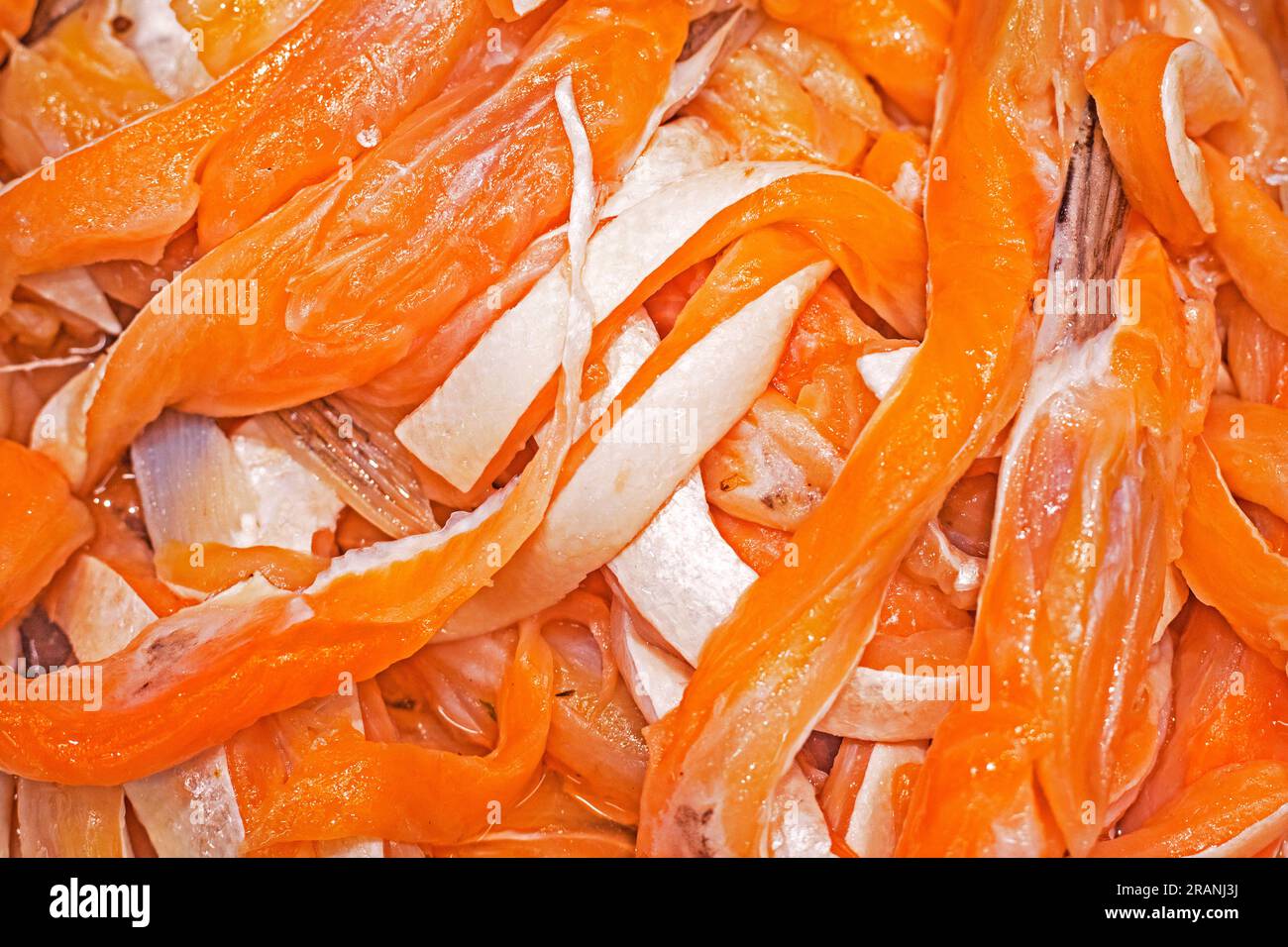 close-up background from pieces of red fish. seafood Stock Photo - Alamy