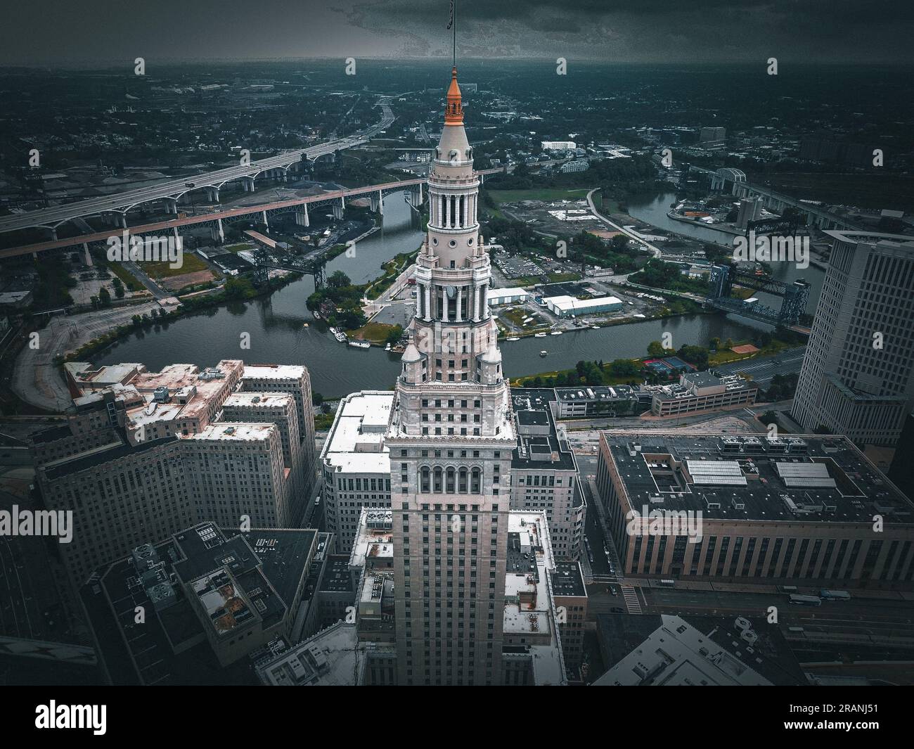 Terminal tower downtown Cleveland Ohio Stock Photo - Alamy