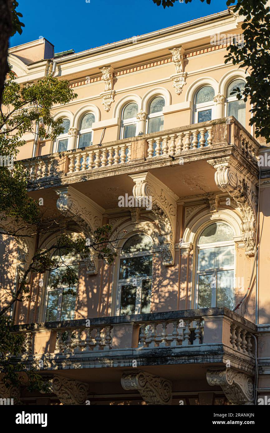 Architecture of Old Batumi, the most beautiful part of the port city in ...
