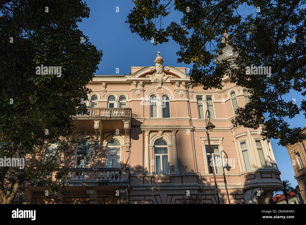 Architecture of Old Batumi, the most beautiful part of the port city in ...