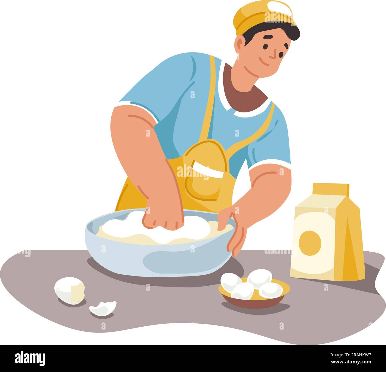 Making Dough Clipart