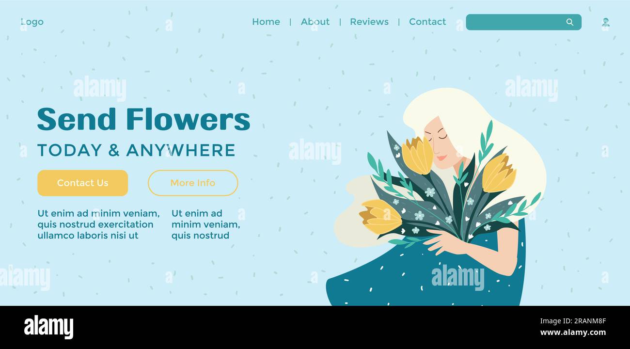 Florist workspace Stock Vector Images - Alamy