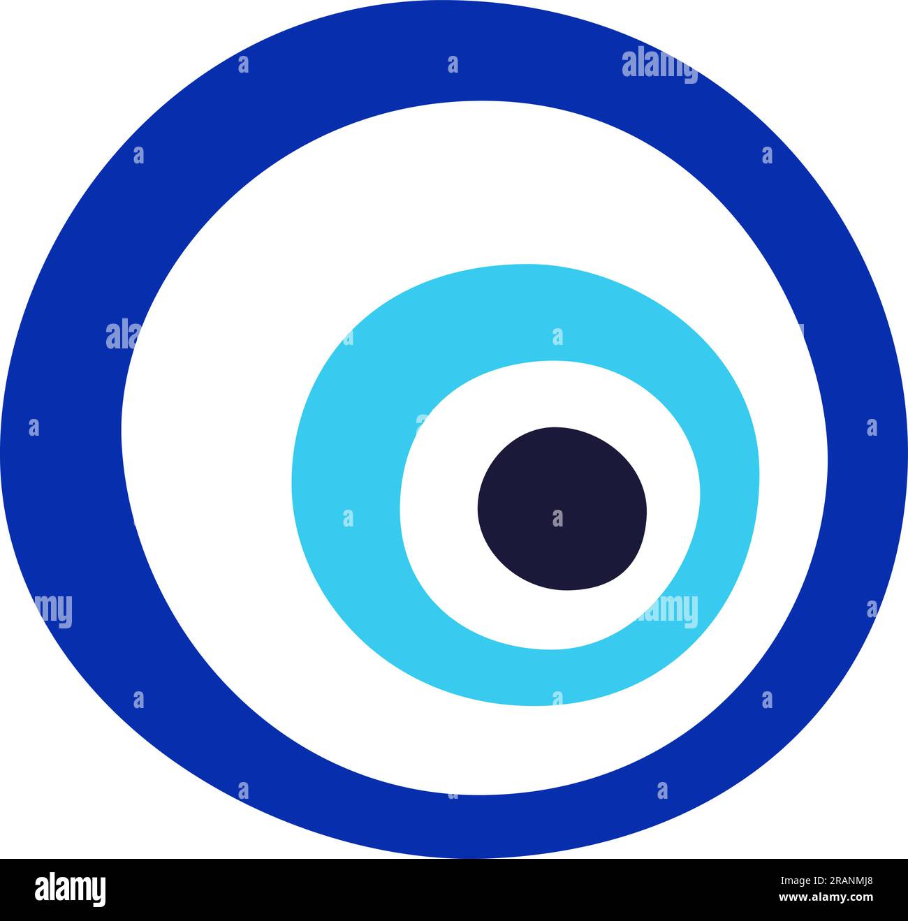 Evil eye talisman icon. Turkish or greek eye symbol. Greece ethnic ...