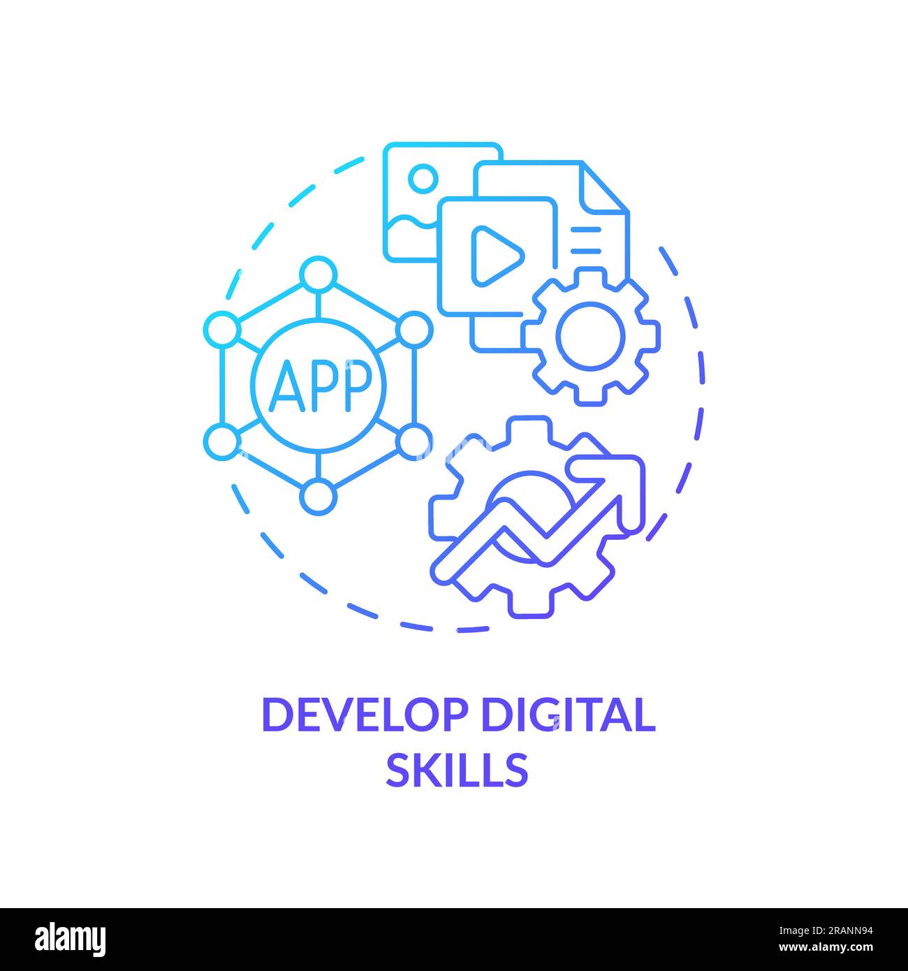 Computer competency Stock Vector Images - Alamy