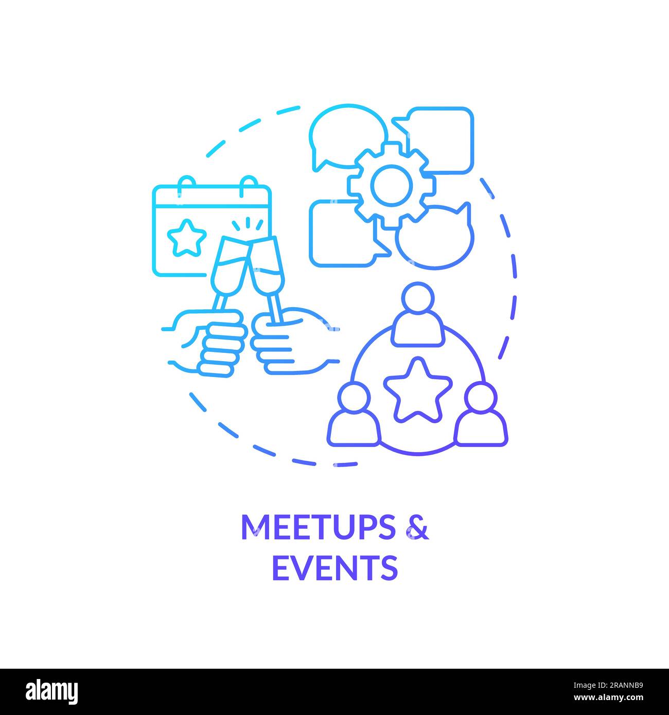 Meetup symbol hi-res stock photography and images - Alamy