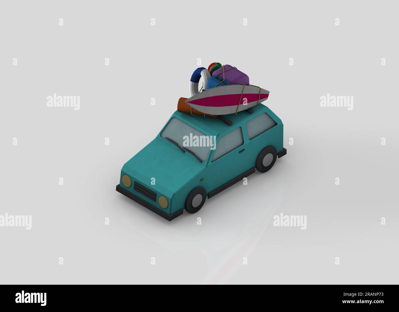 Low poly paper car hi-res stock photography and images - Alamy