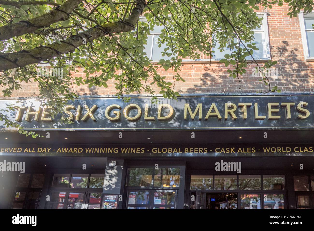 the six gold martlets a witherspoon pub in burgess hill west sussex ...