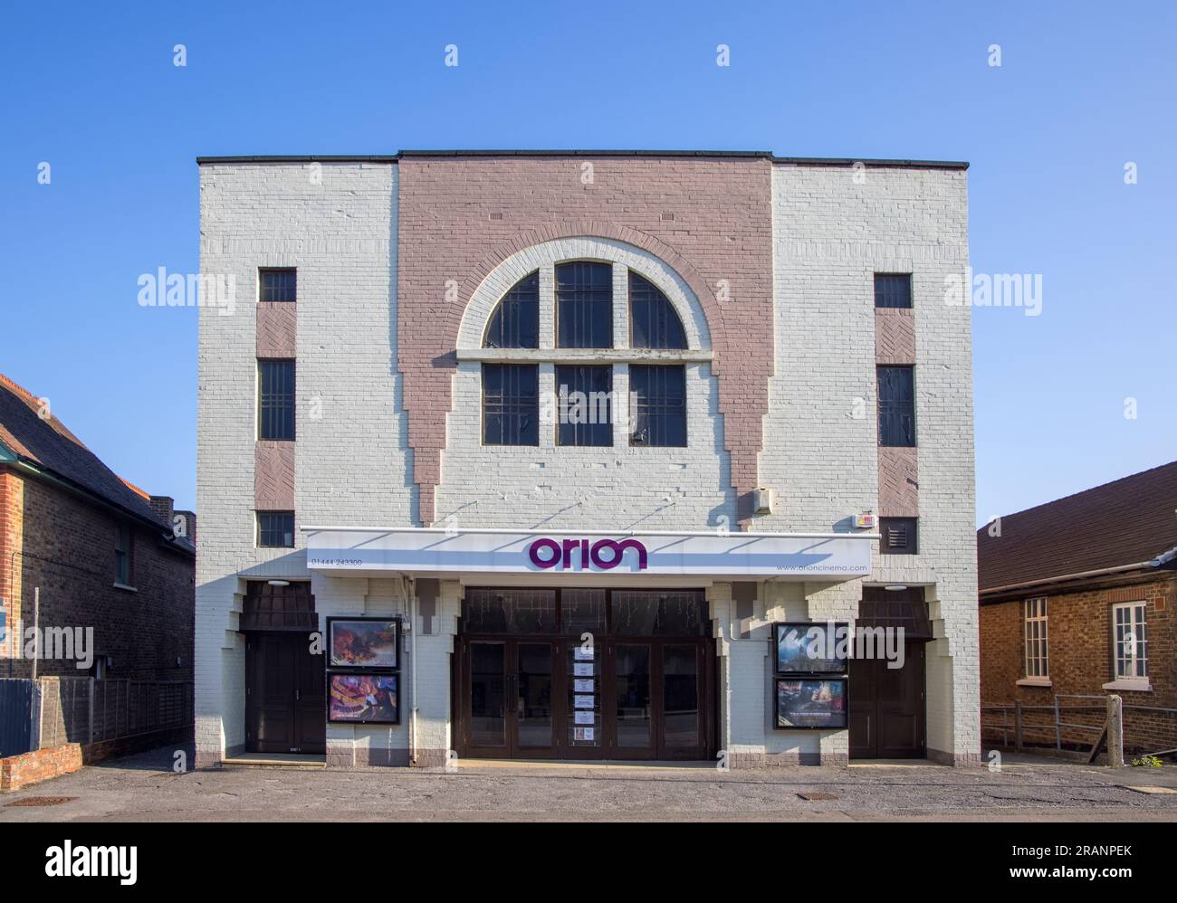 the art deco Orion cinema in burgess hill west sussex Stock Photo - Alamy
