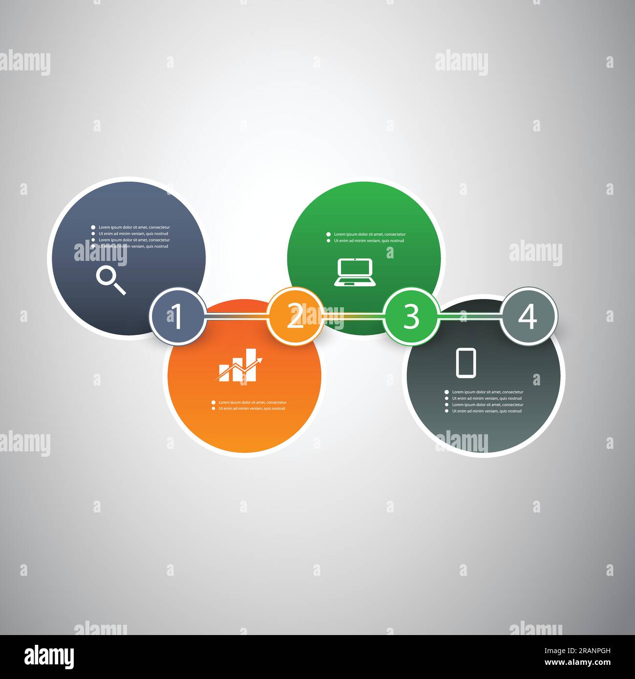 Infographic Design with Circles Stock Vector Image & Art - Alamy