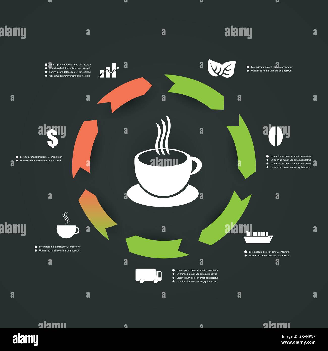 Infographics Design - Coffee Cup Stock Vector Image & Art - Alamy