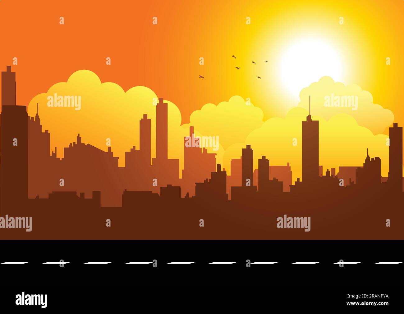 High density urban development Stock Vector Images - Alamy