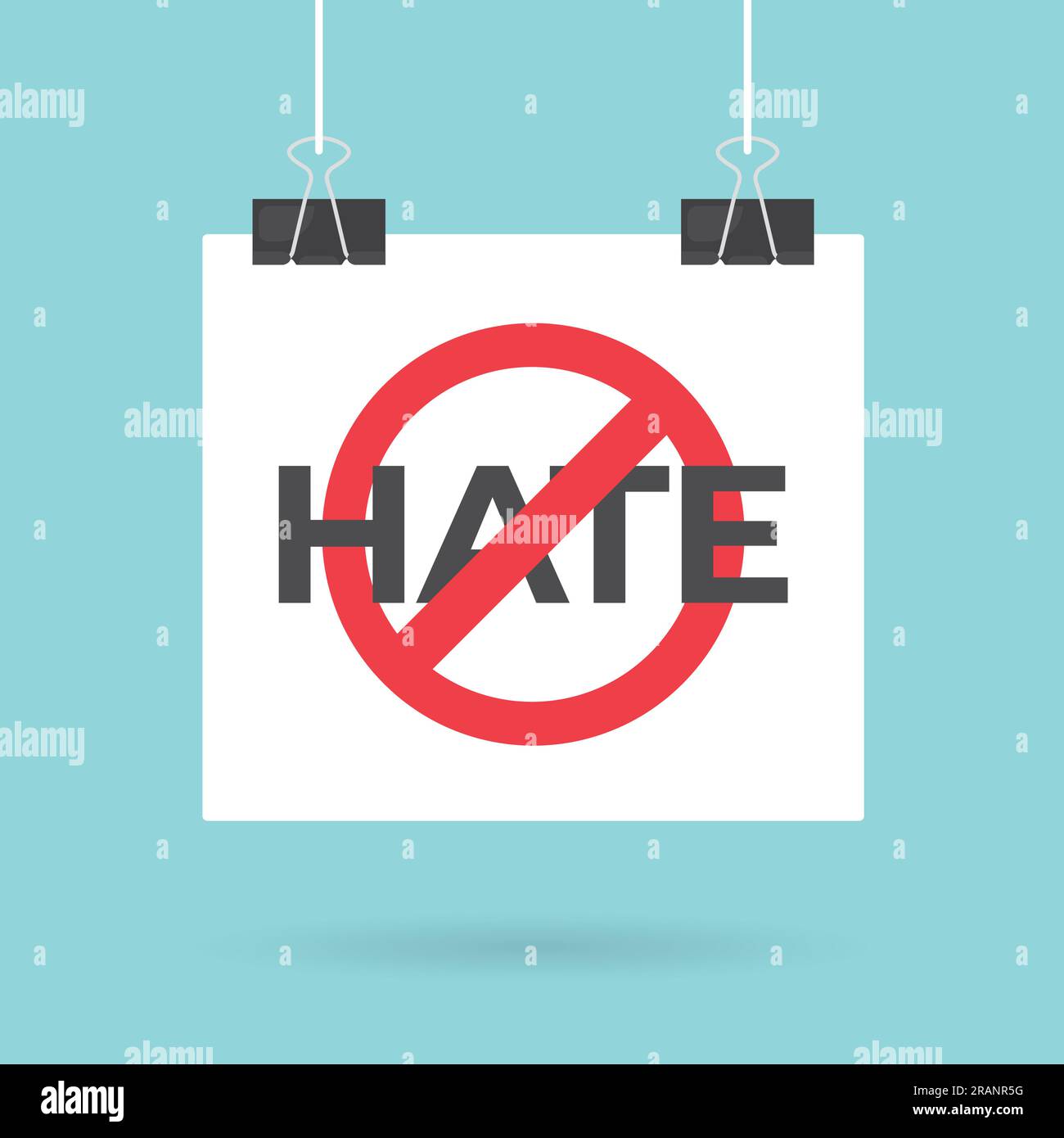 Racism concept paper Stock Vector Images - Alamy