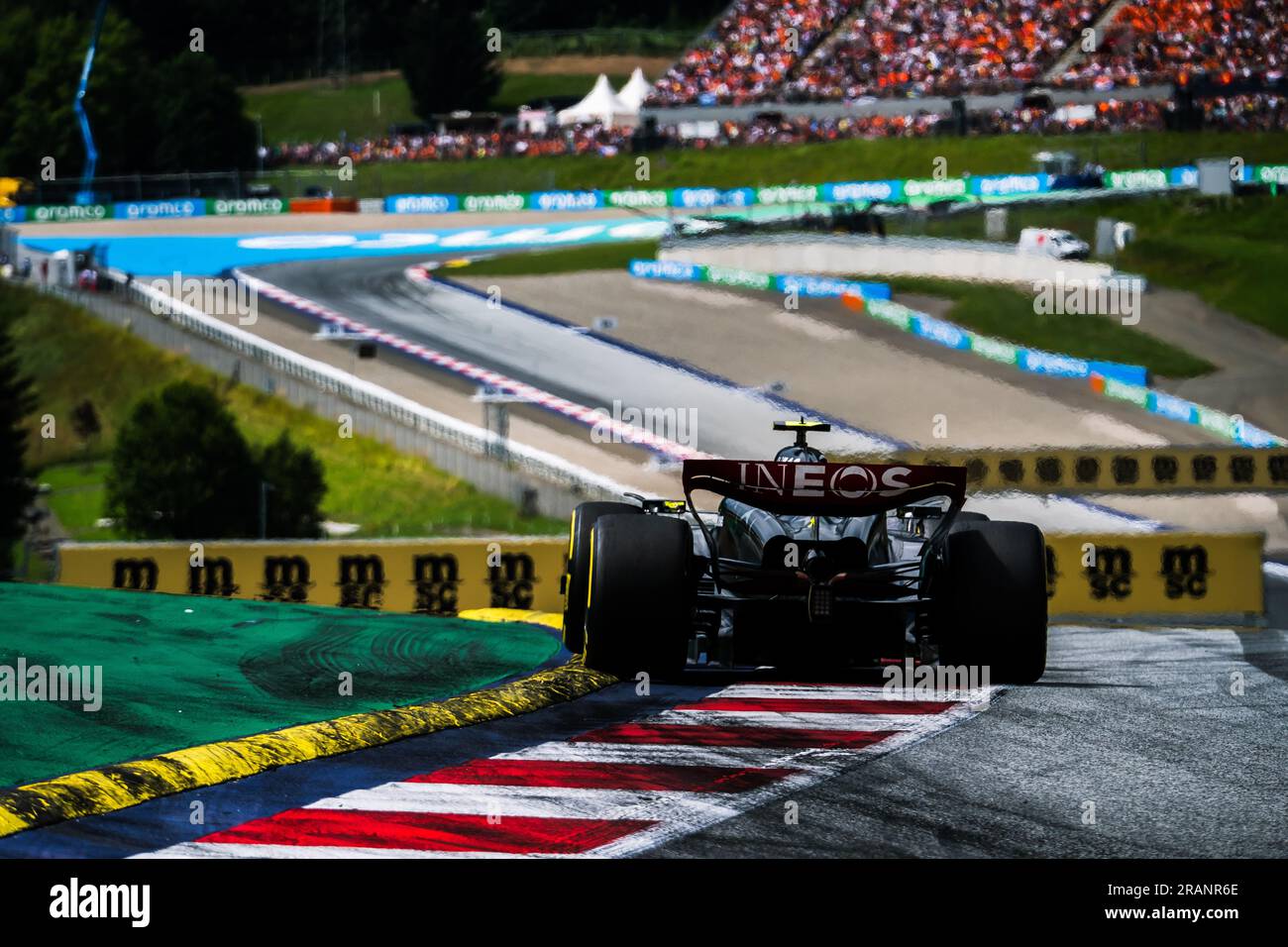Red Bull Ring, Spielberg, Austria, 2.July.2023: Lewis Hamilton during ...