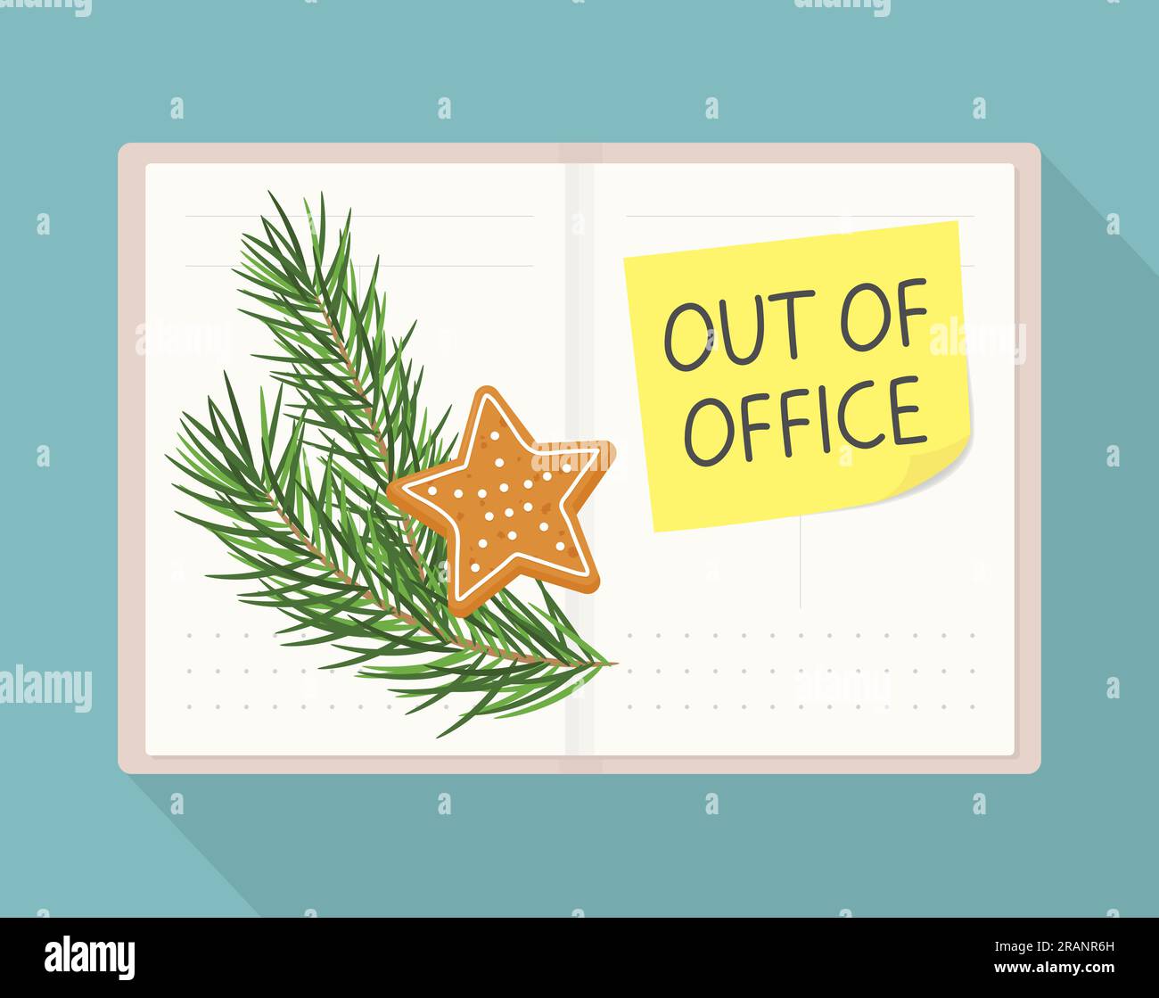 Out of office on vacation Stock Vector Images - Alamy