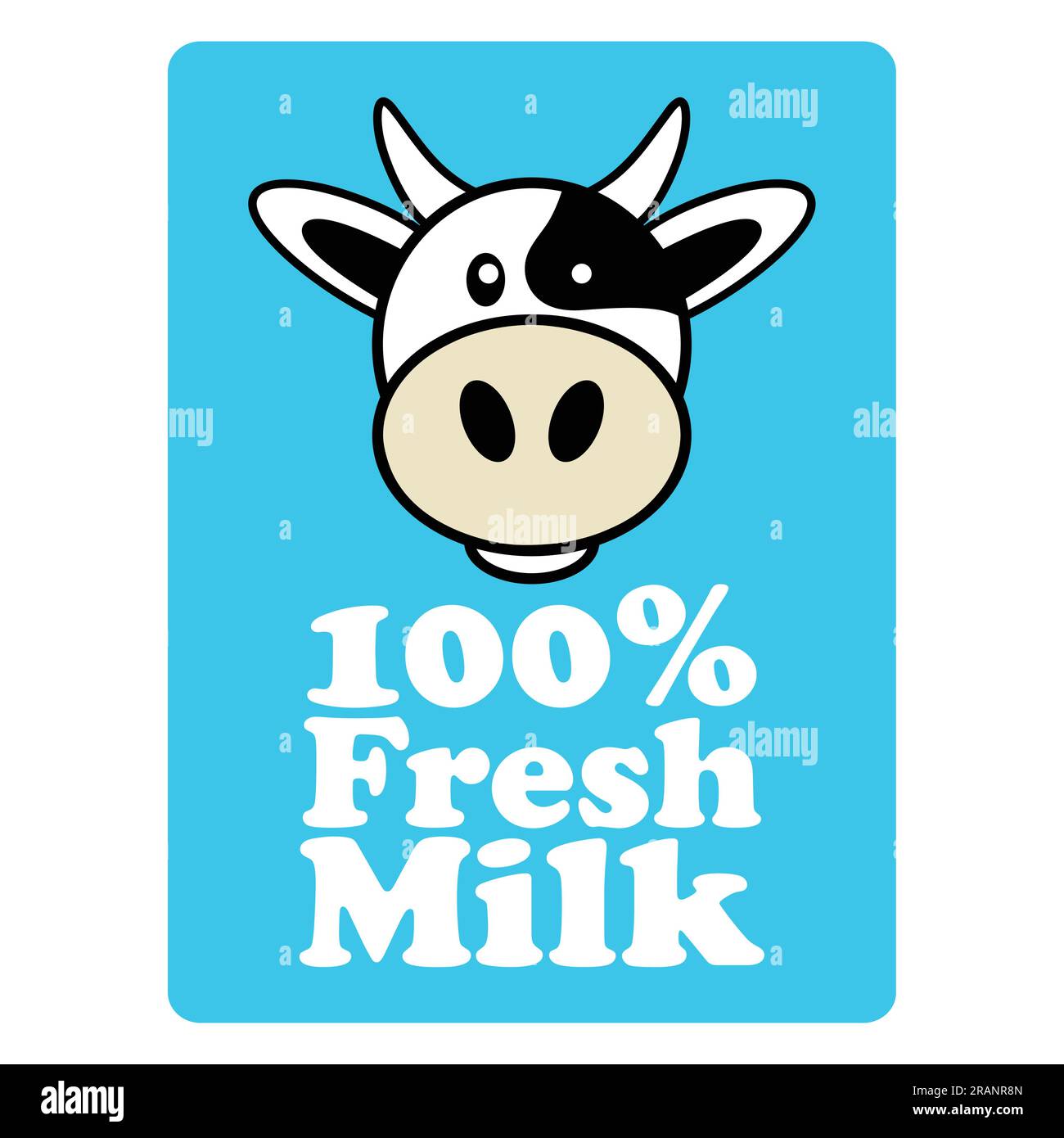 Label and symbol for milk Stock Vector Image & Art - Alamy