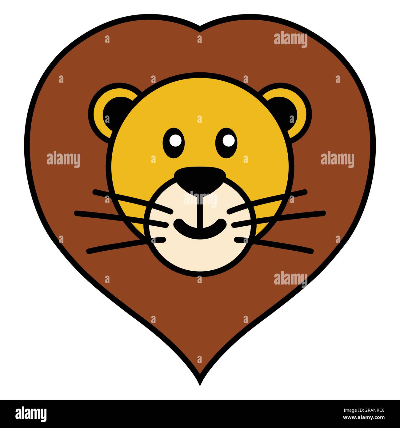 Cartoon lion avatar hi-res stock photography and images - Alamy