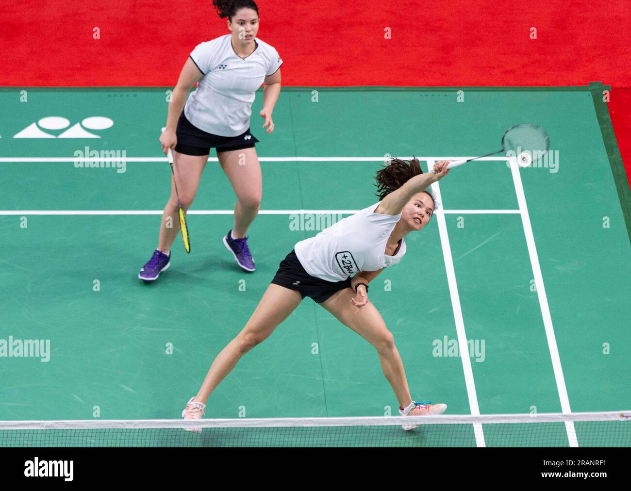 Calgary, Canada. 4th July, 2023. Margot Lambert/Anne Tran (Front) of ...