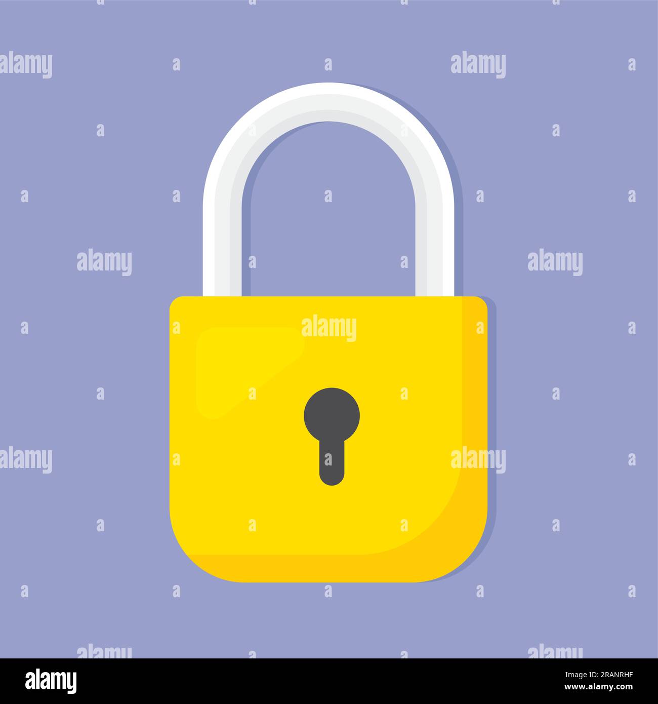 security padlock icon - vector illustration Stock Vector Image & Art ...