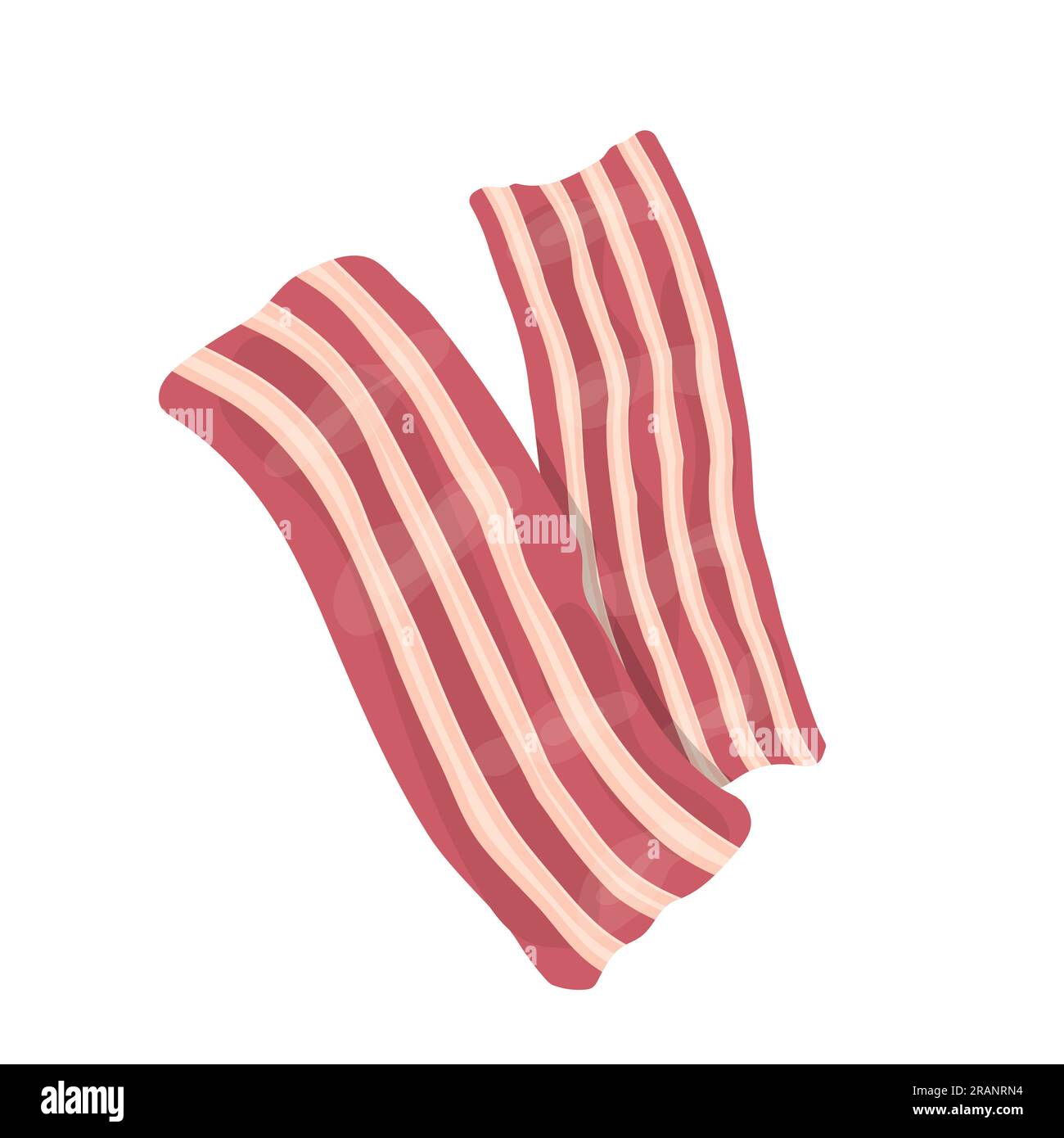 fried crispy bacon icon - vector illustration Stock Vector Image & Art ...