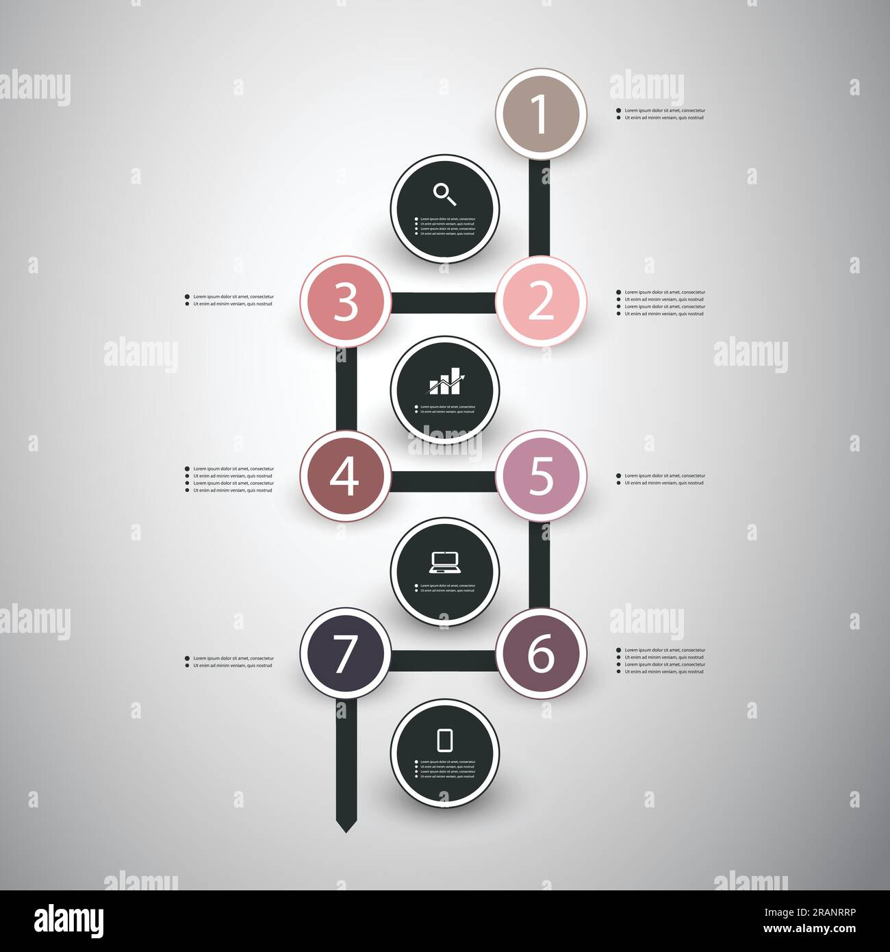 Pink flow chart hi-res stock photography and images - Alamy