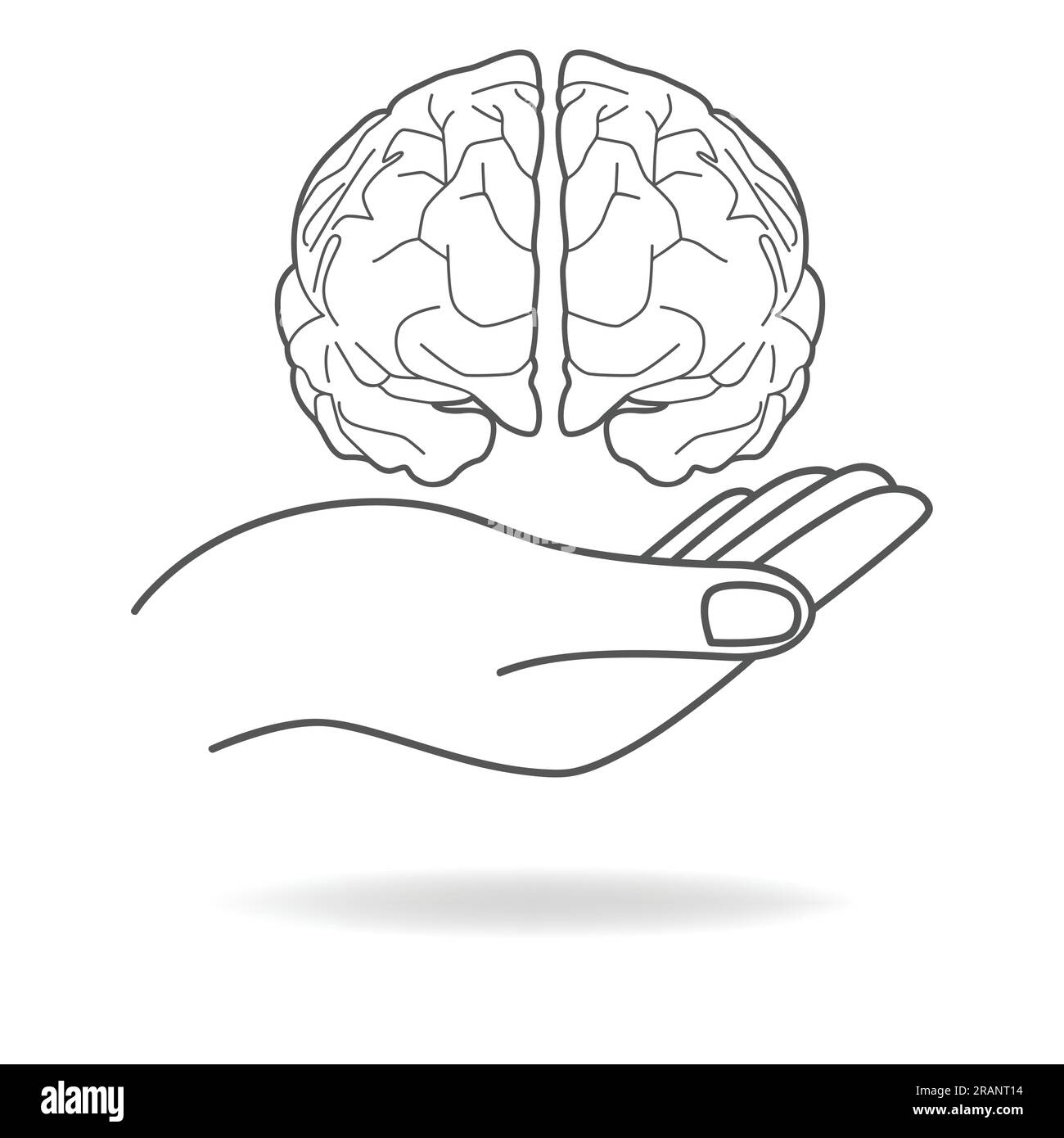 Holding brain Cut Out Stock Images & Pictures - Alamy