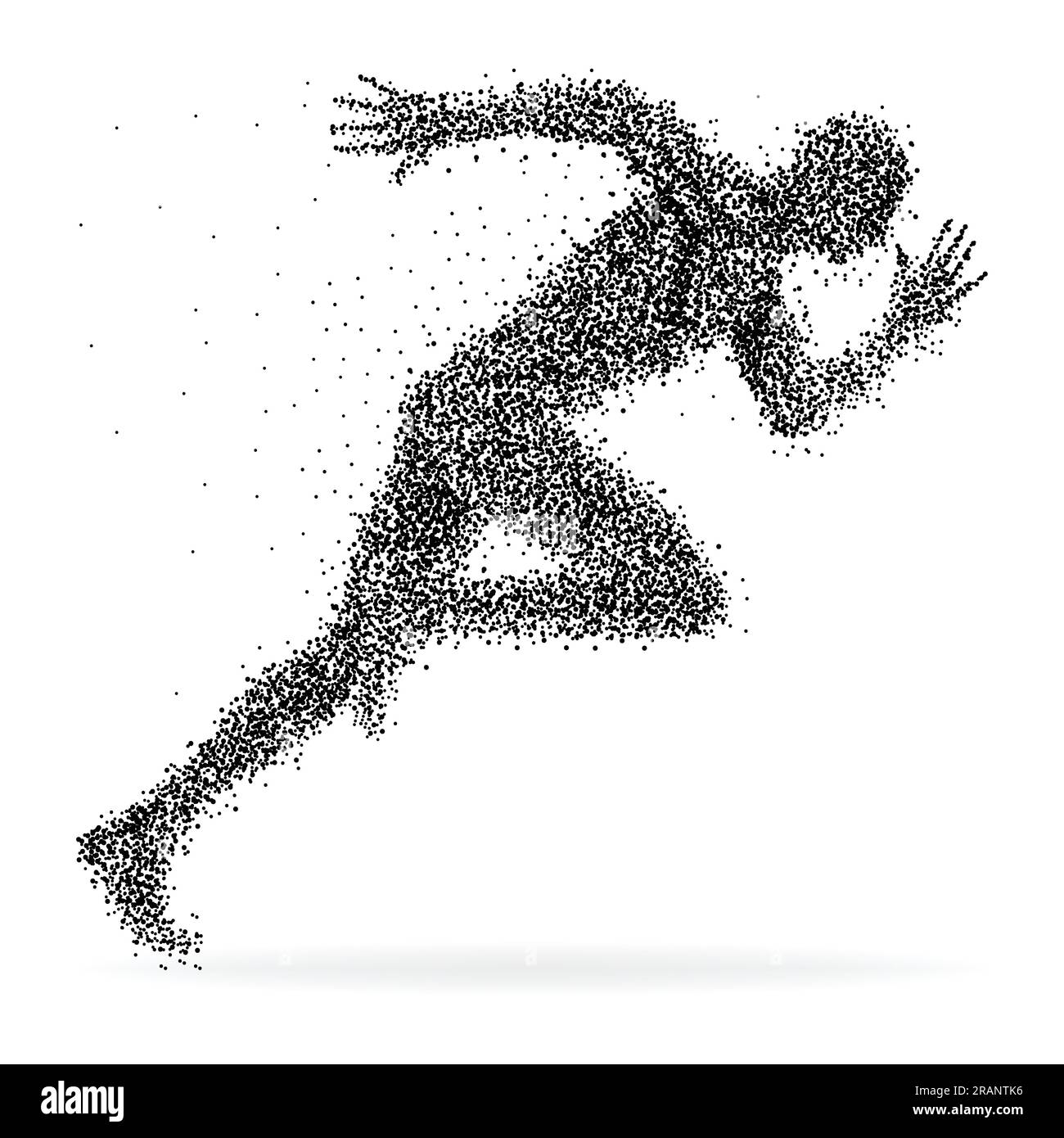 Sprinter man Stock Vector Images - Alamy